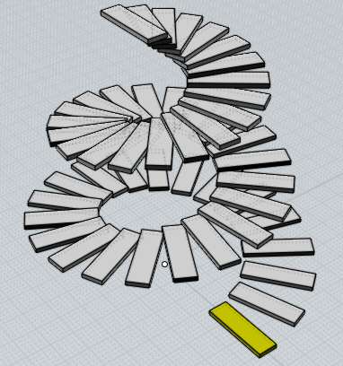 Duplicates objects along a path curve.