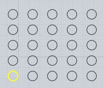 Here is an example of drawing the spacing with the mouse and the result ...